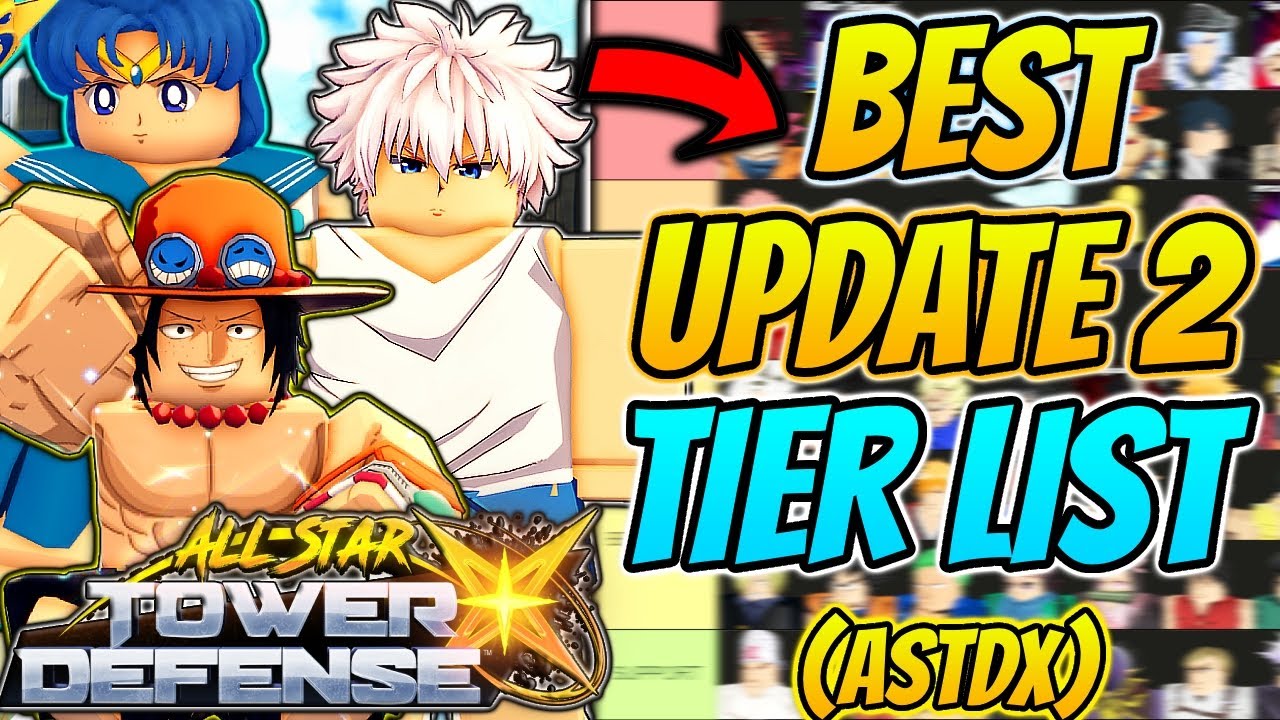 The OFFICIAL *BEST* Tier List In Update 2 ALL STAR TOWER DEFENSE X ...