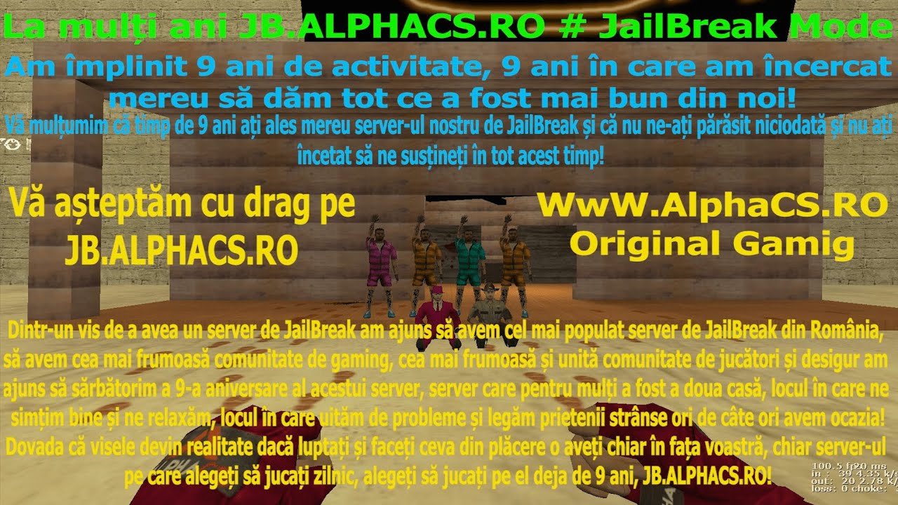 Marea Evadare - JB.ALPHACS.RO aniversarea de 9 ani! [LA MULTI ANI] - YouTube