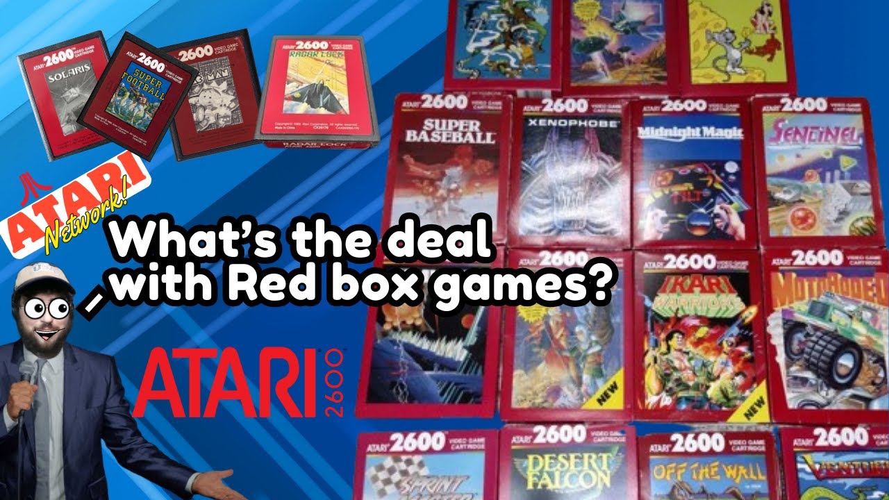 All About Atari Red Box / Label Games - YouTube
