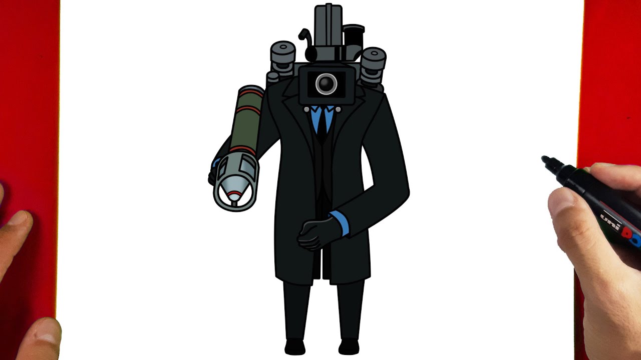 How to Draw Large Cameraman Skibidi toilet 68 (part 2) - YouTube