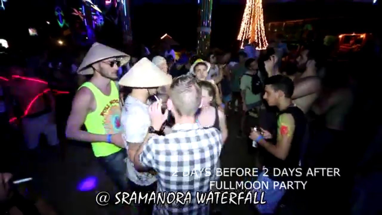 WATERFALL PARTY Koh Phangan - YouTube