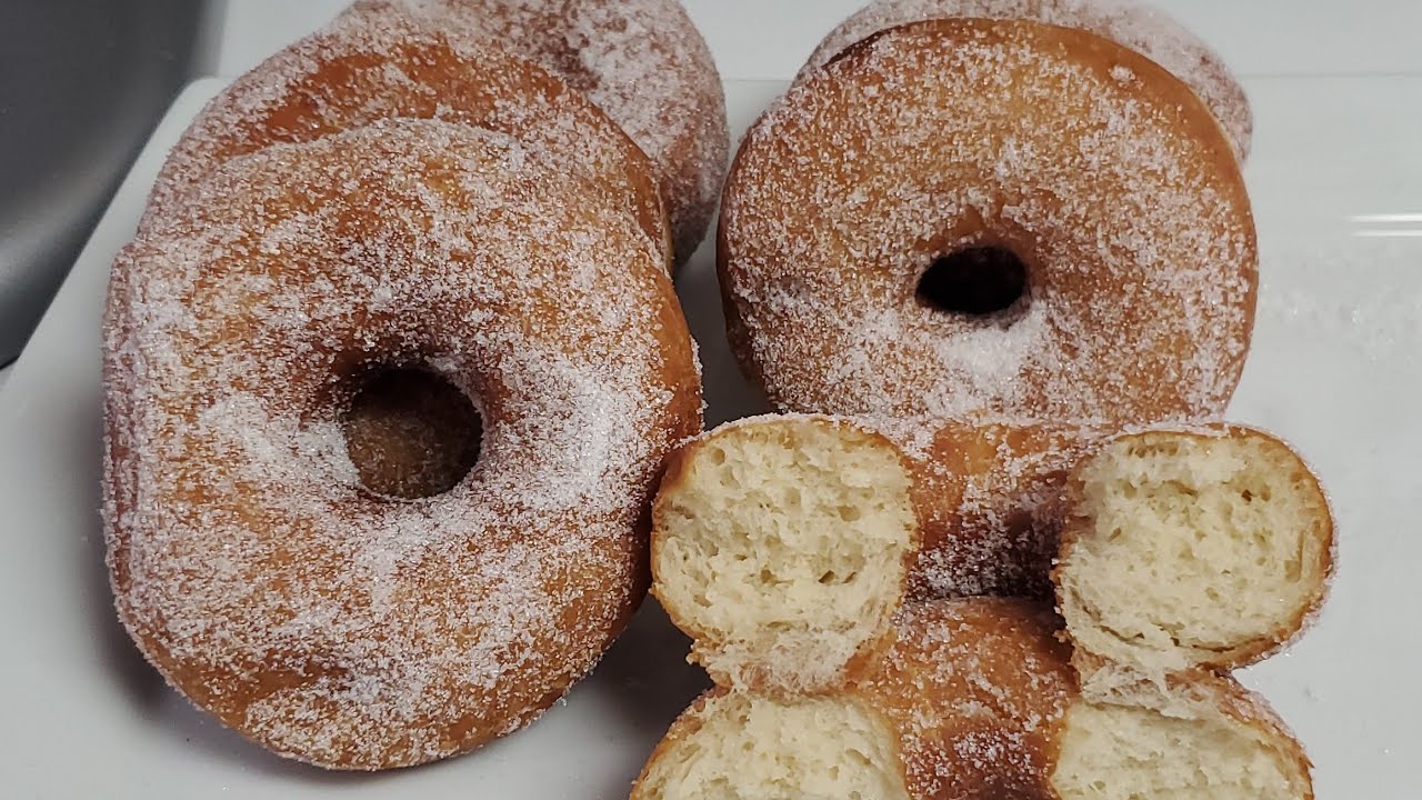 Donas Azucaradas Receta pequeña - YouTube