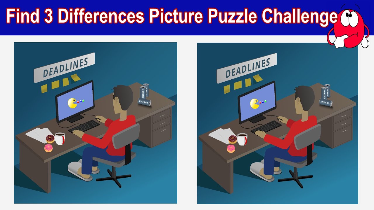 Find 3 Differences Picture Puzzle No27 - YouTube