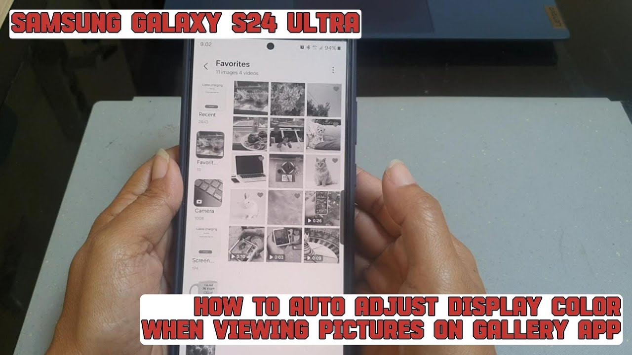 How to auto adjust display color when viewing pictures on Gallery app ...