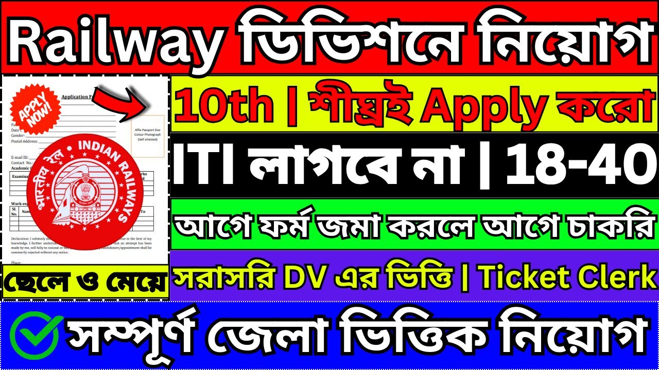 Indian Railways TC Recruitment 2025 | railway tc recruitment 2025 ...