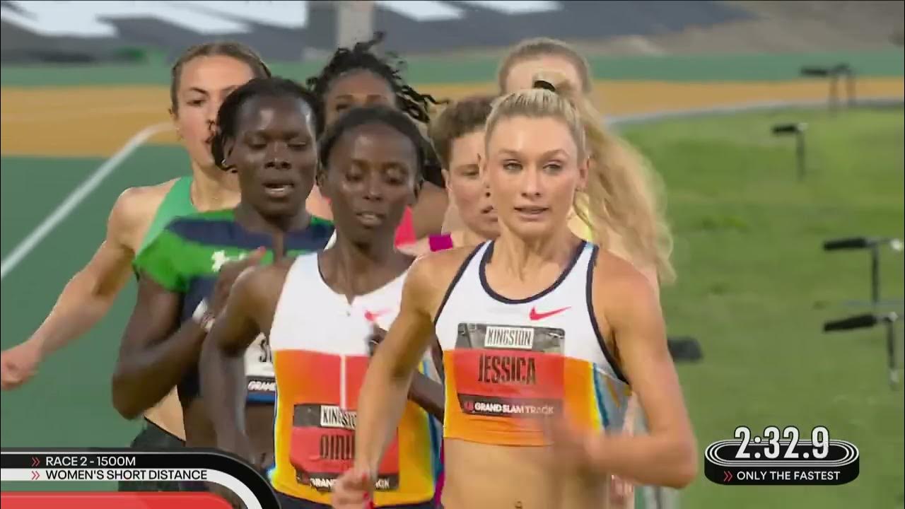 Grand Slam Track 1500m Jamaica NBC Sports - YouTube