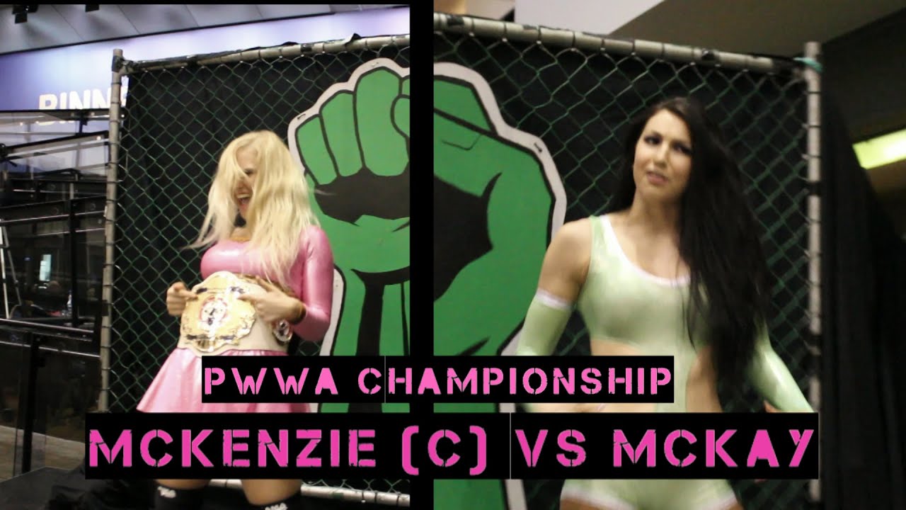 Shazza McKenzie (c) vs. Jessie McKay - PWWA Championship - PWA Thin Red ...