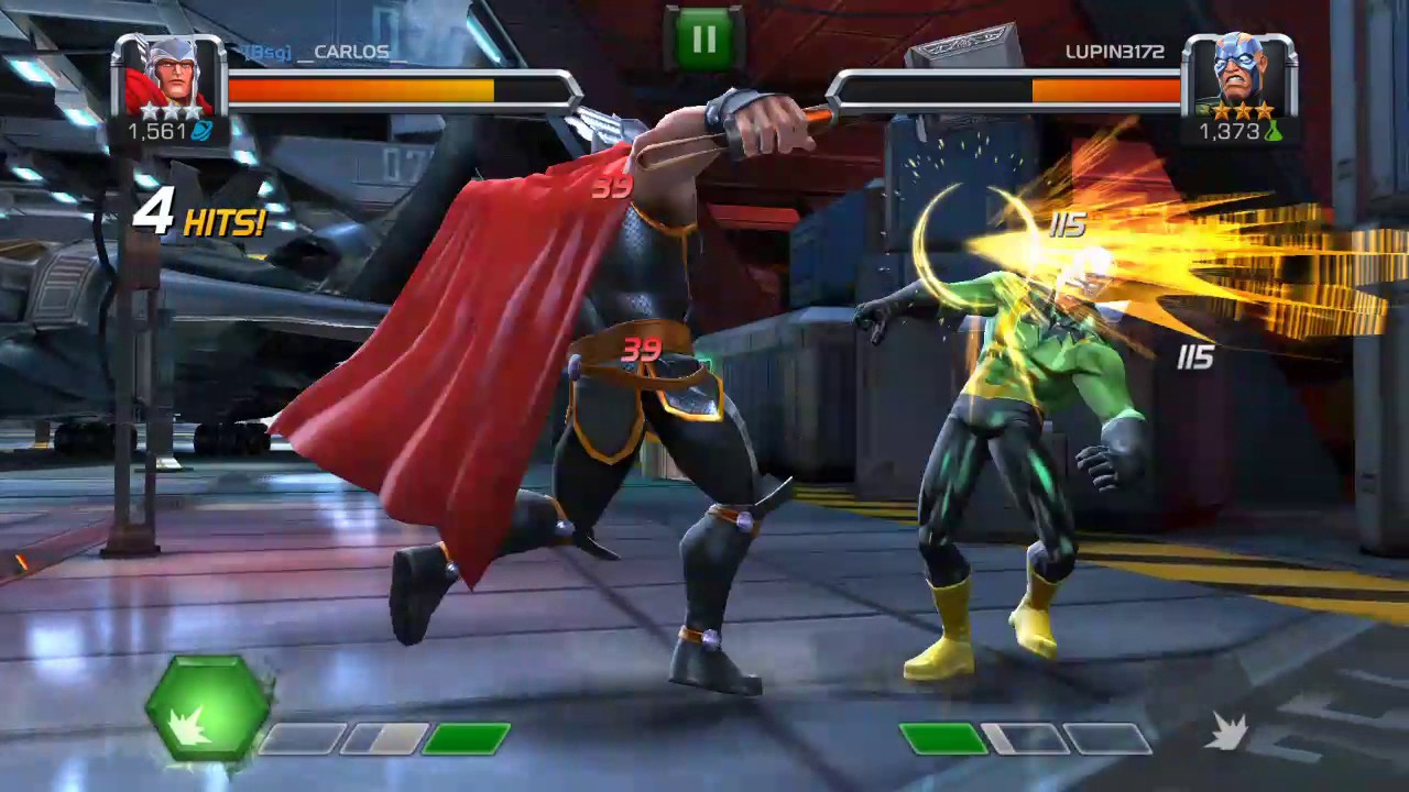 MARVEL CONTEST OF CHAMPİONS THOR VS ELECTRO - YouTube