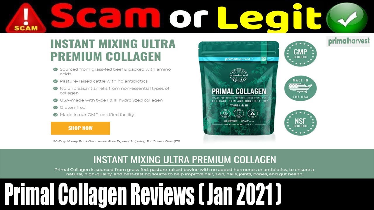 Primal Collagen Reviews( Jan 2021) Know Its Properties- Must Watch ...