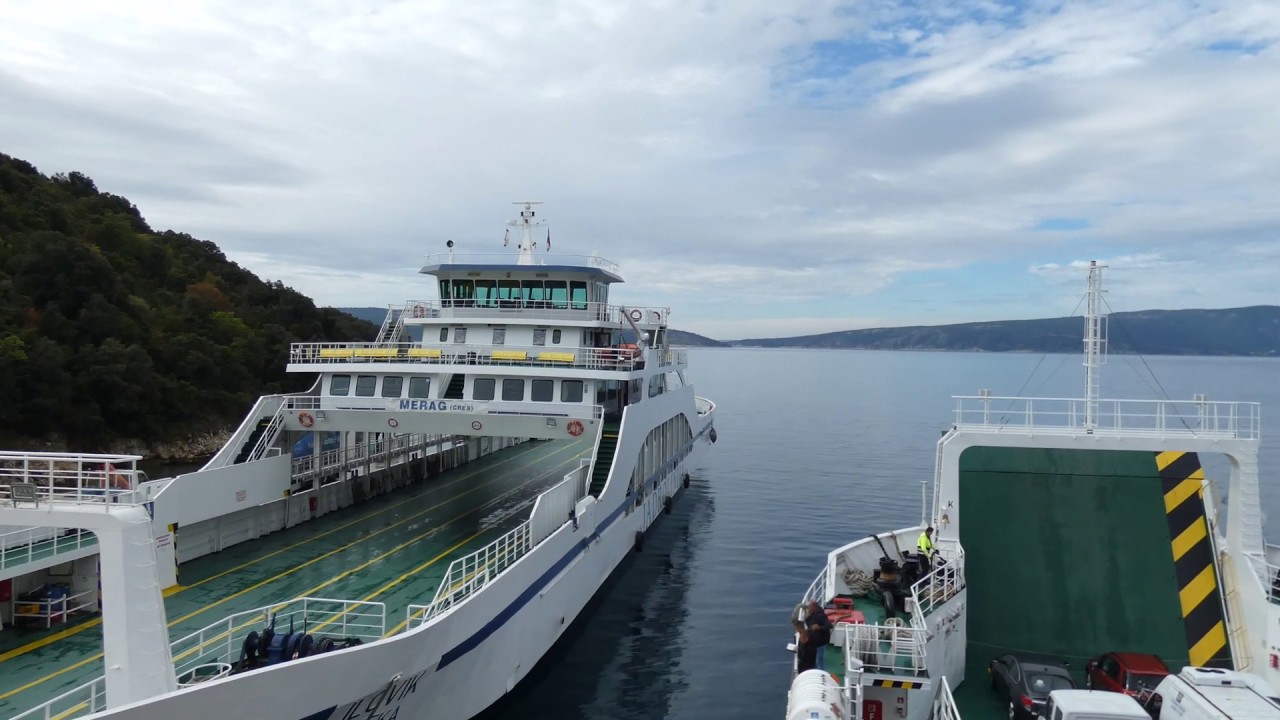Kroatien Fähre Ferry Trajekt Valbiska (Krk) – Merag (Cres) Jadrolinija ...