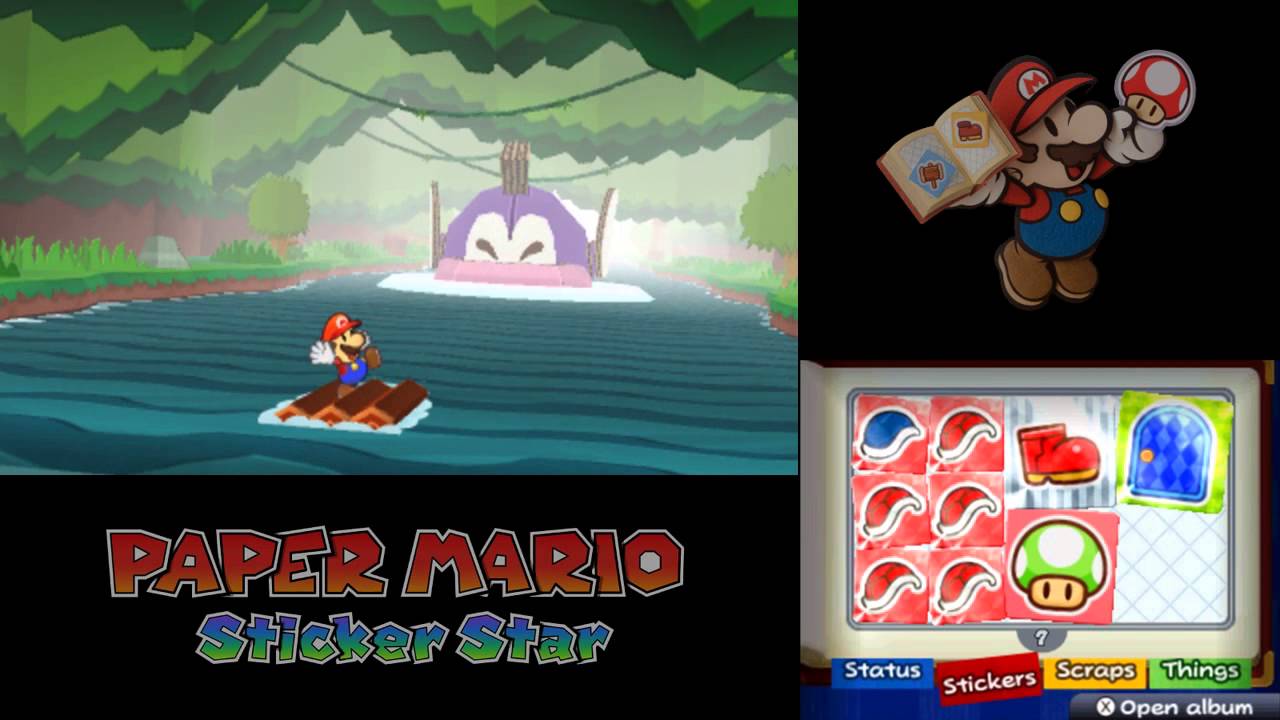 Let's Play Paper Mario: Sticker Star Part 29: In The Jungle, Fish Eat ...