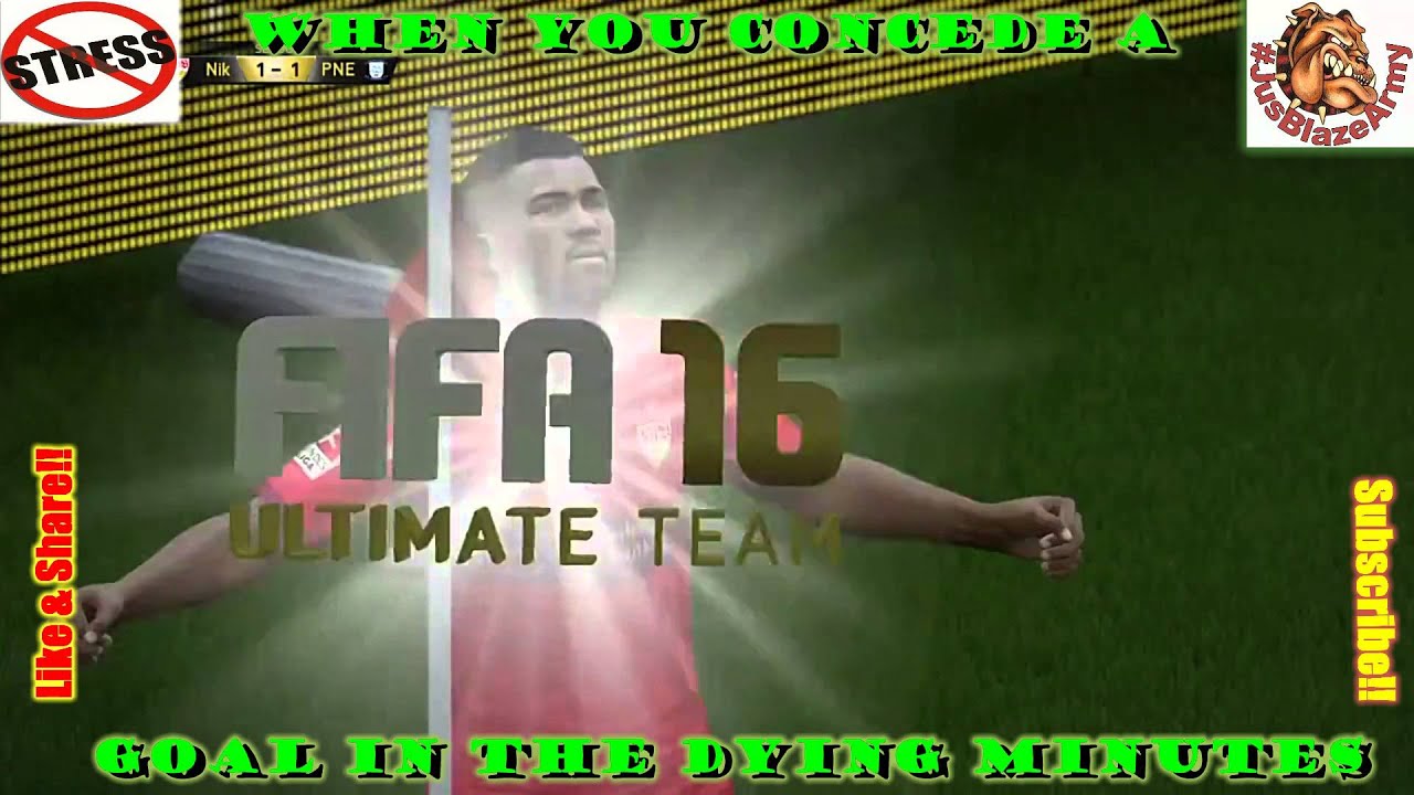 When You Concede An Own Goal In The Dying Minutes ★ - YouTube