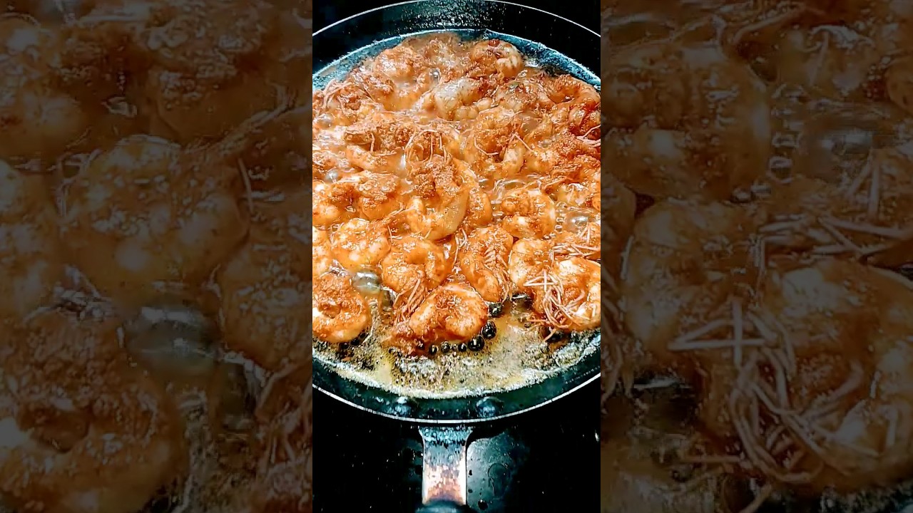 Pron Fish Fry in Desi Style.. 😋 #seafoods#tasty#shorts#youtubeshorts# ...