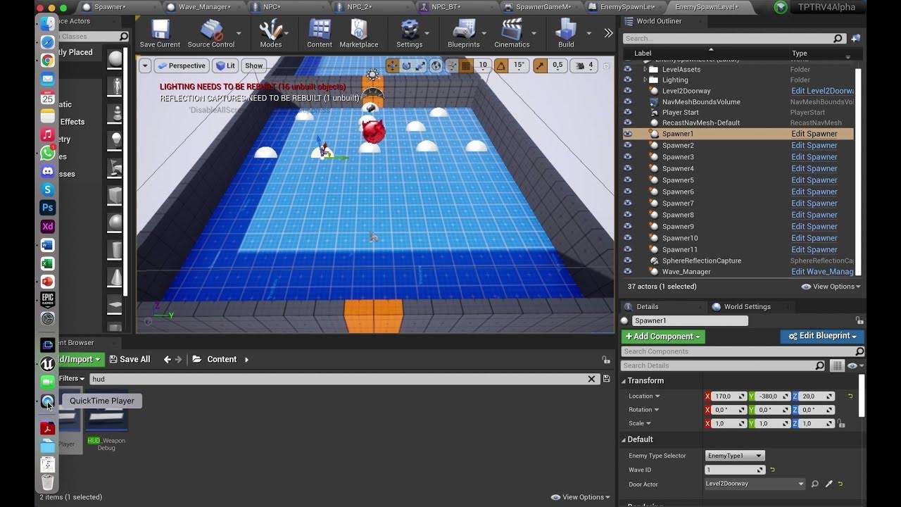 Unreal Demo - Enemy Wave Spawning System - YouTube