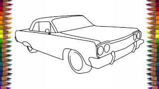 64 Impala Drawing