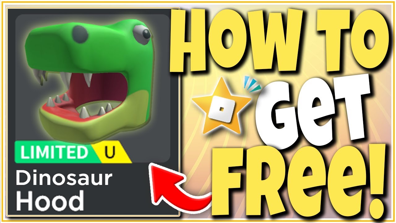 [FREE HOOD] HOW TO GET DINOSAUR HOOD FREE UGC Roblox - YouTube