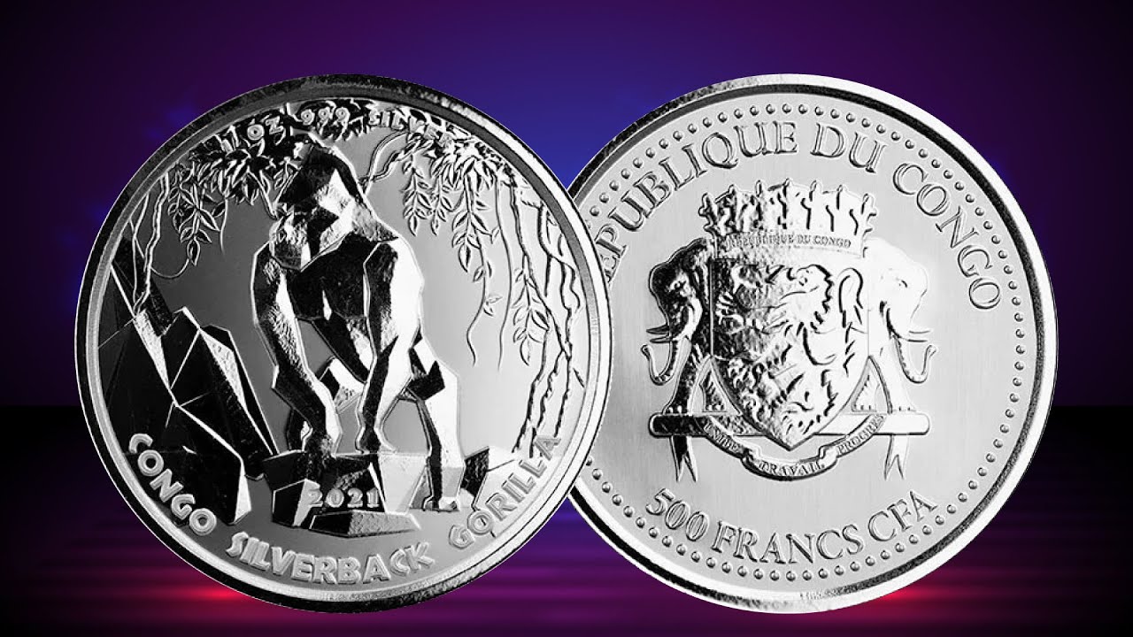 2021 Republic of Congo Gorilla Silver 1 oz | BOLD Precious Metals - YouTube