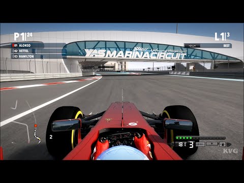 F1 2012 - Yas Marina Circuit - Abu Dhabi (Abu Dhabi Grand Prix) - Gameplay (PC HD) [1080p60FPS]