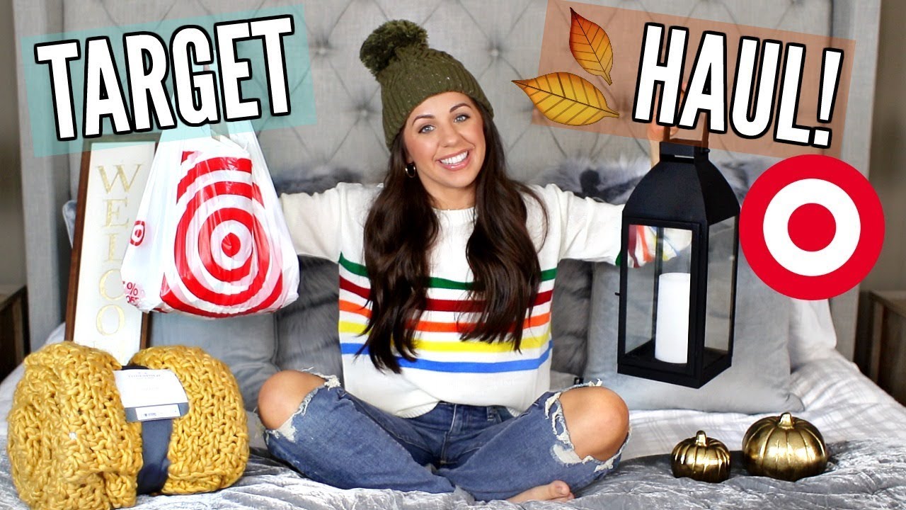 TARGET HAUL FALL 2018! HOME DECOR, FASHION, & BEAUTY! - YouTube