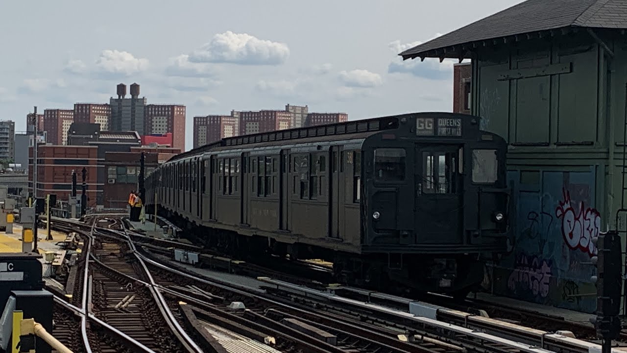 BMT Standard/R1-9 and R160 F at Ave X (featuring a ton of fanners ...