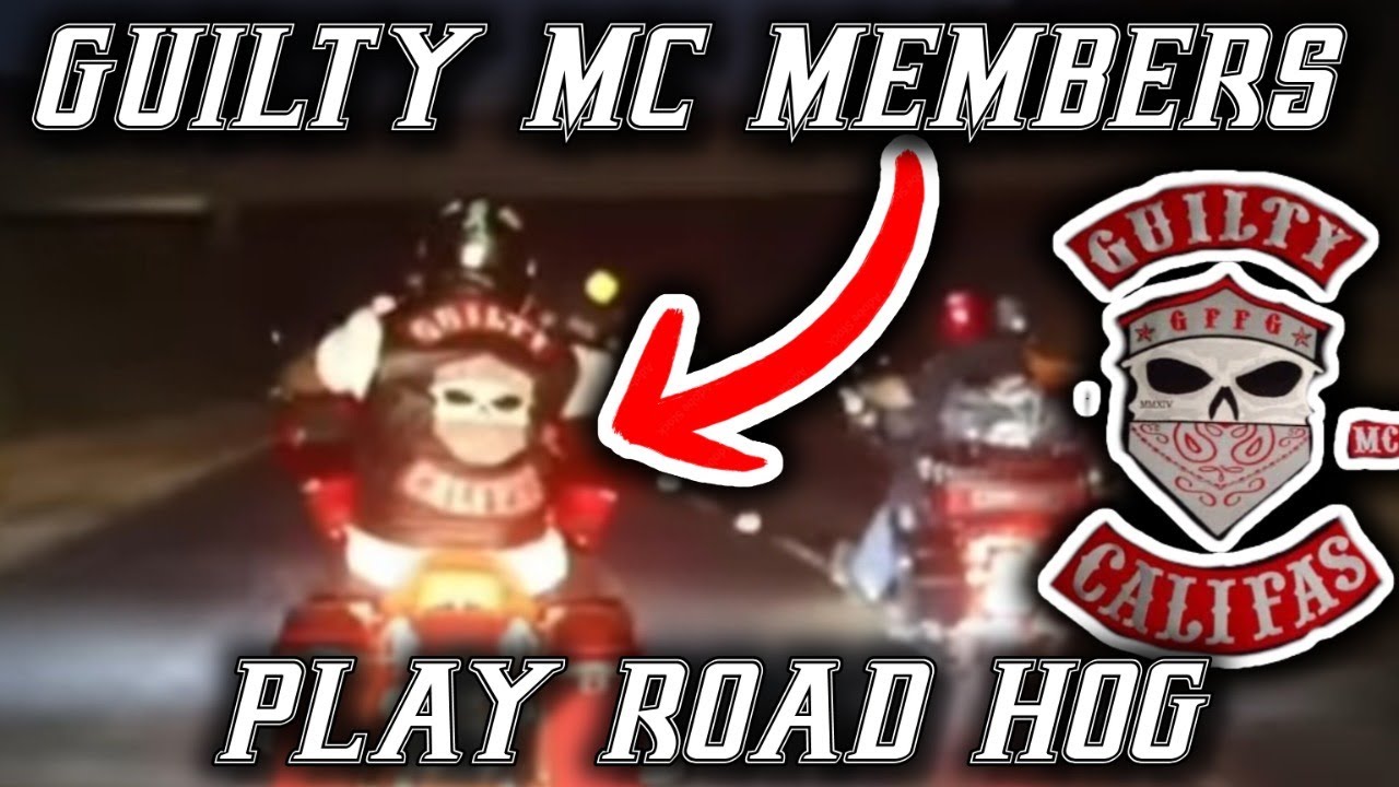 Guilty MC Members Play Road Hog with Kids on the Back - YouTube