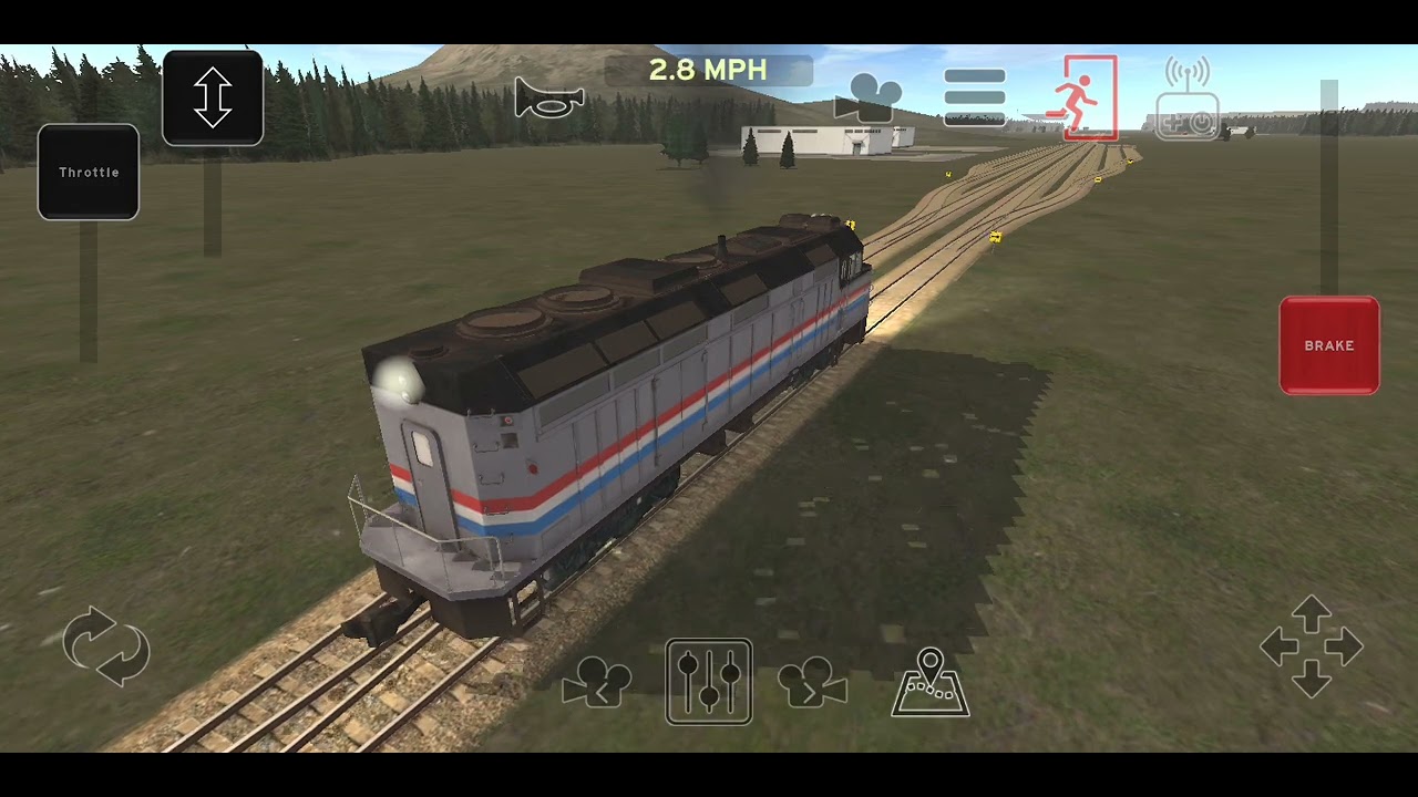 Driving The AMTRAK Nº· 374 Diesel Locomotive - YouTube