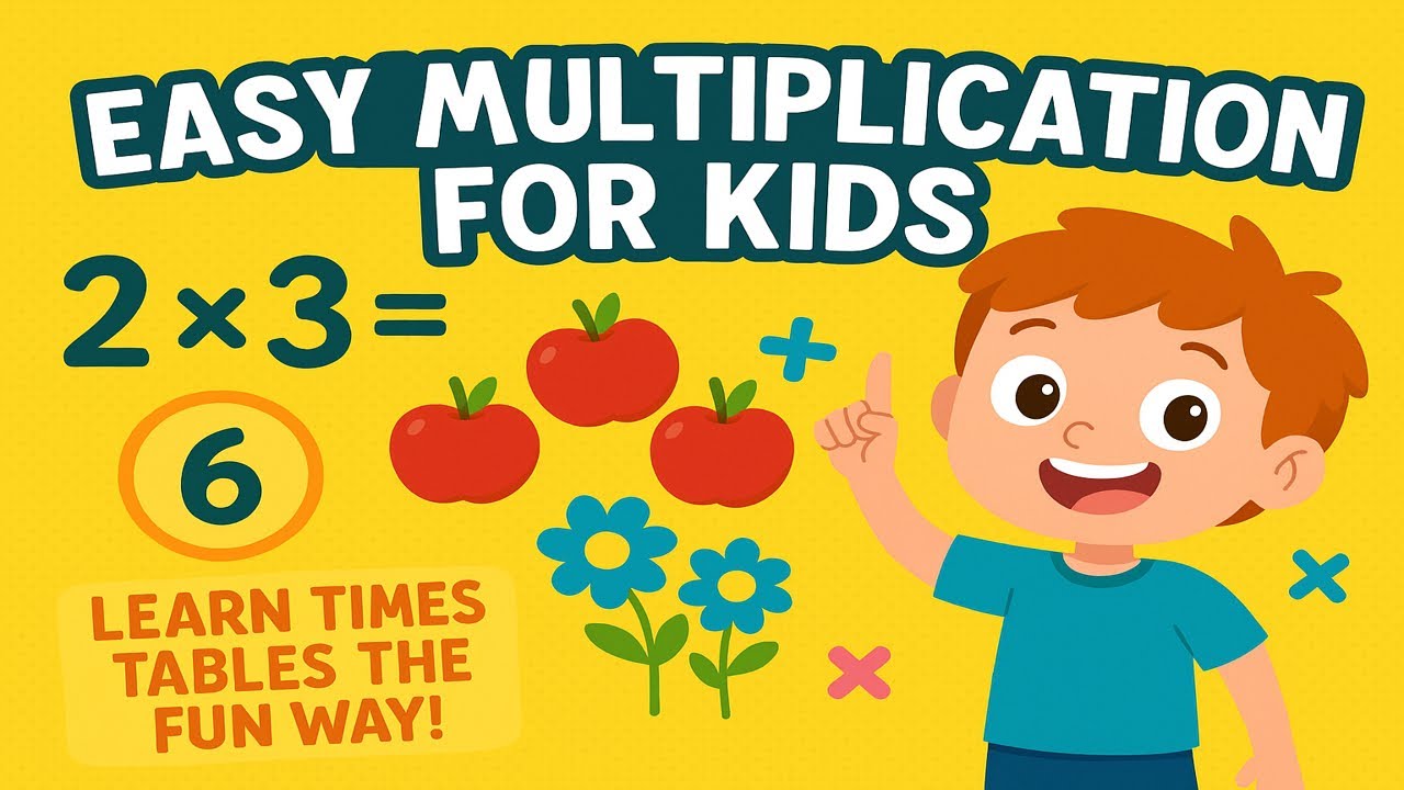 Easy Multiplication for Kids | Learn Times Tables the Fun Way! - YouTube