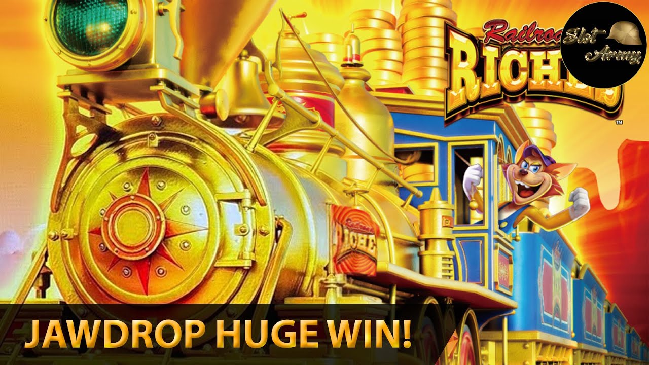 ⭐️UNBELIEVABLE HUGE WIN⭐️ Railroad Riches Non-Stop Thrilling Action ...