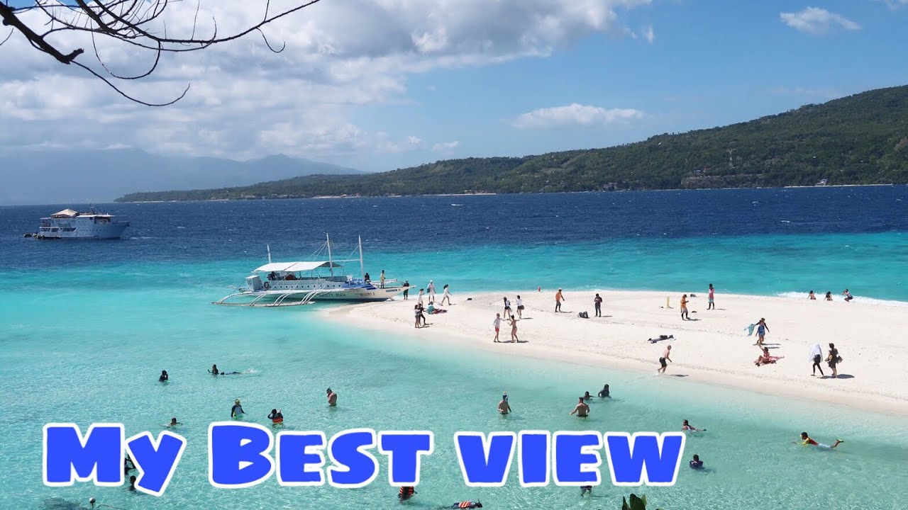 Best Beach in Cebu Philippines | Sumilon Island Sandbar - YouTube