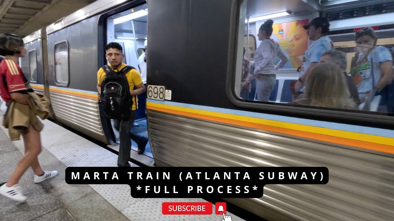 MARTA Train (Atlanta Subway) *FULL PROCESS* - YouTube