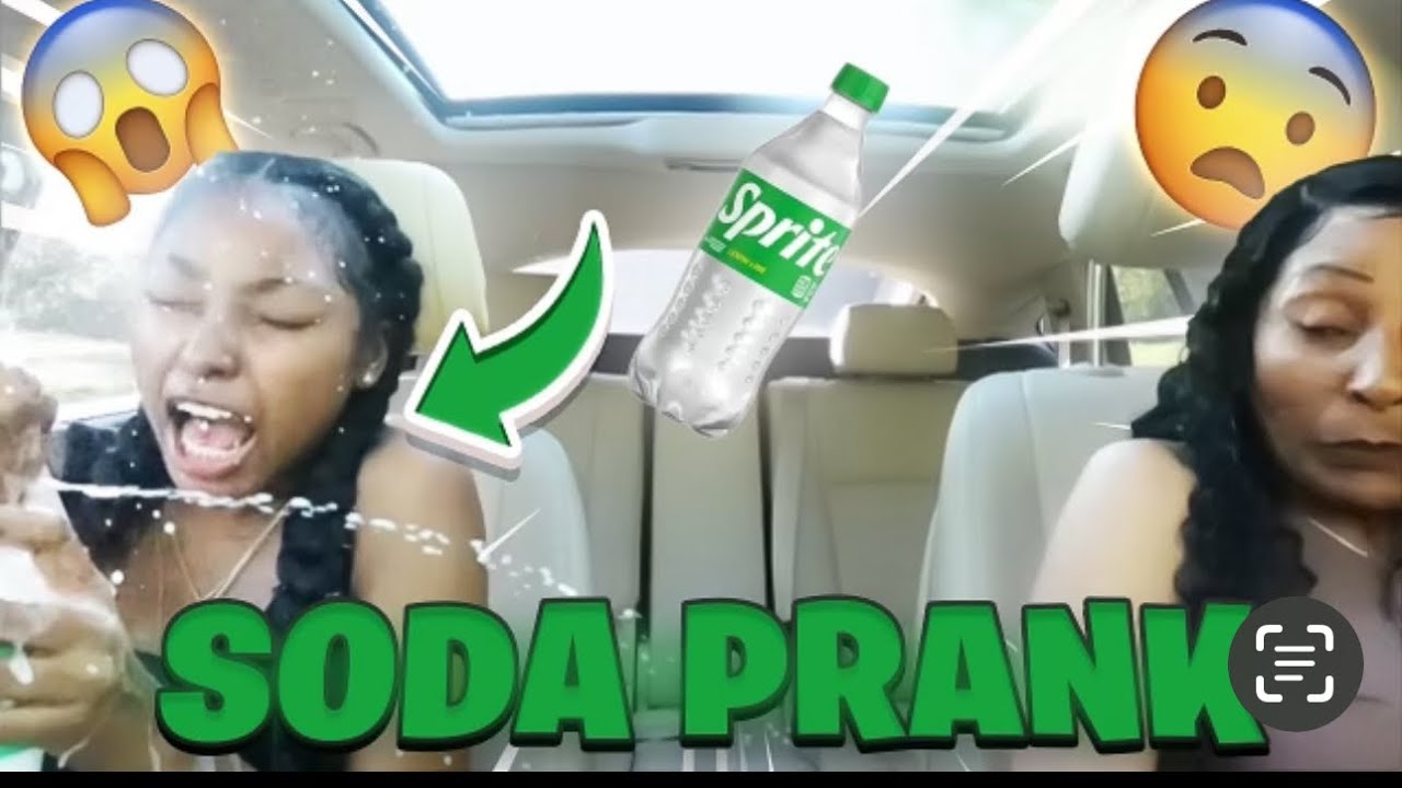 Exploding soda prank on my Daughter #prank🤣 - YouTube