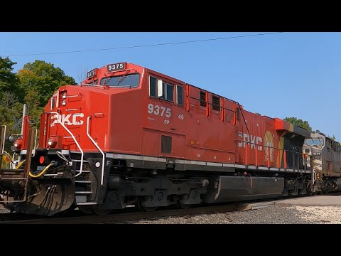 CP 8822, KCSM 4544, CP 9375, CP 8505 at Palgrave, ON (SEP 12, 2024) - YouTube