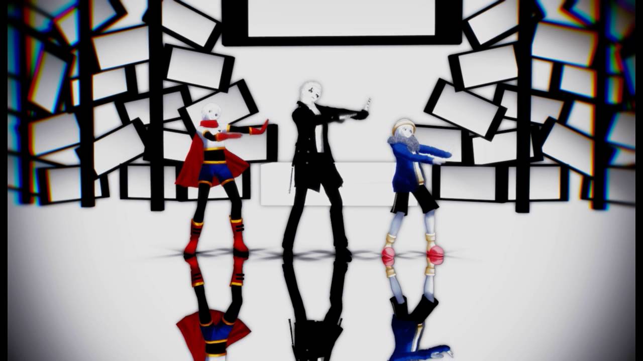 【Undertale/언더테일/MMD】Echo【Sans&Papyrus&Gaster】 - YouTube