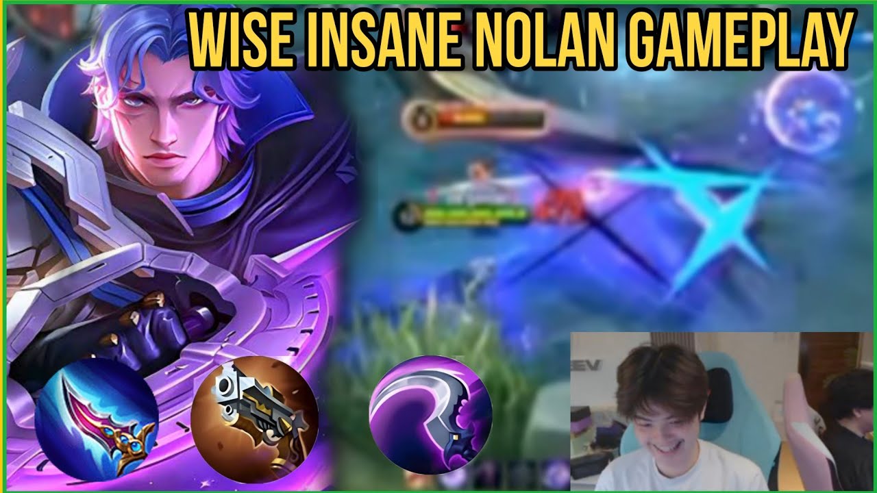 Mobile Legends | Wise Nolan Jungle With Vee | Lusaw MGA Kalaban | 5 man ...