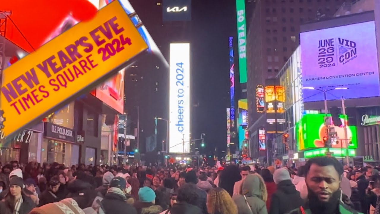 New Year Evening Prep In NYC | Walking Tour | Times Square - YouTube
