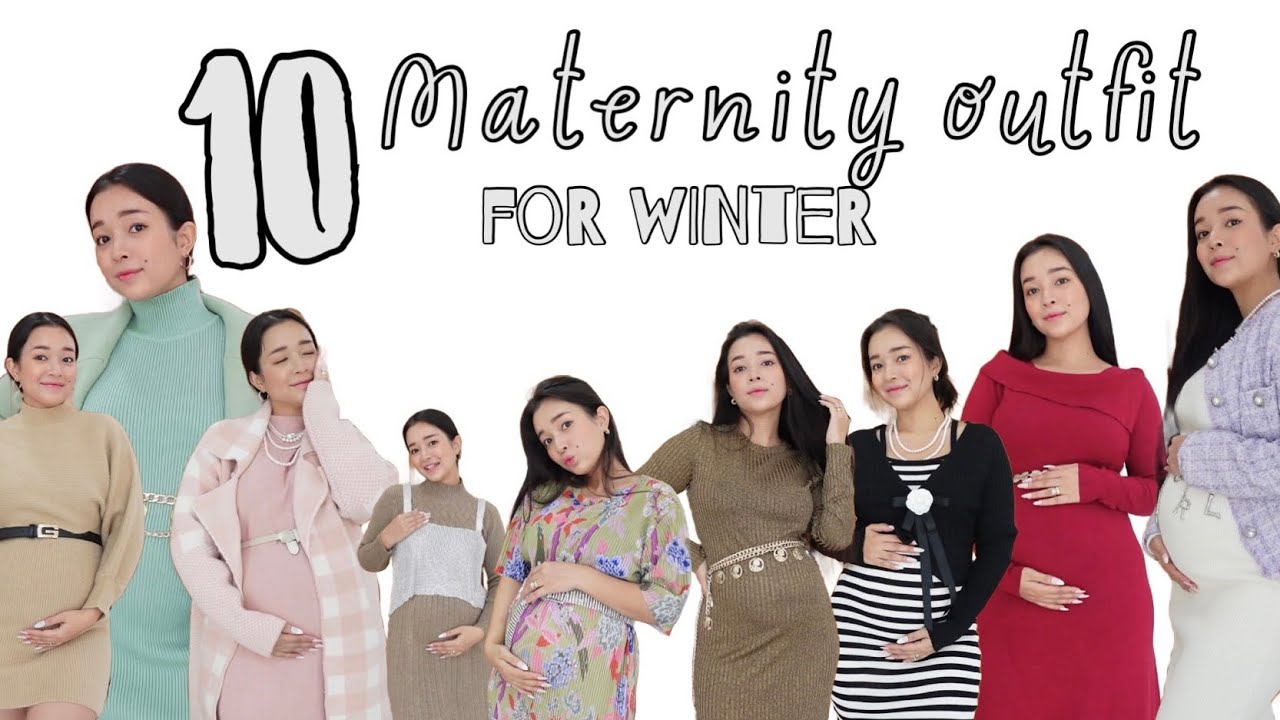 10 styles of pregnancy outfit for winter 🤰🏻🎄| Su Lin Shein-စုလင်းရှိန ...