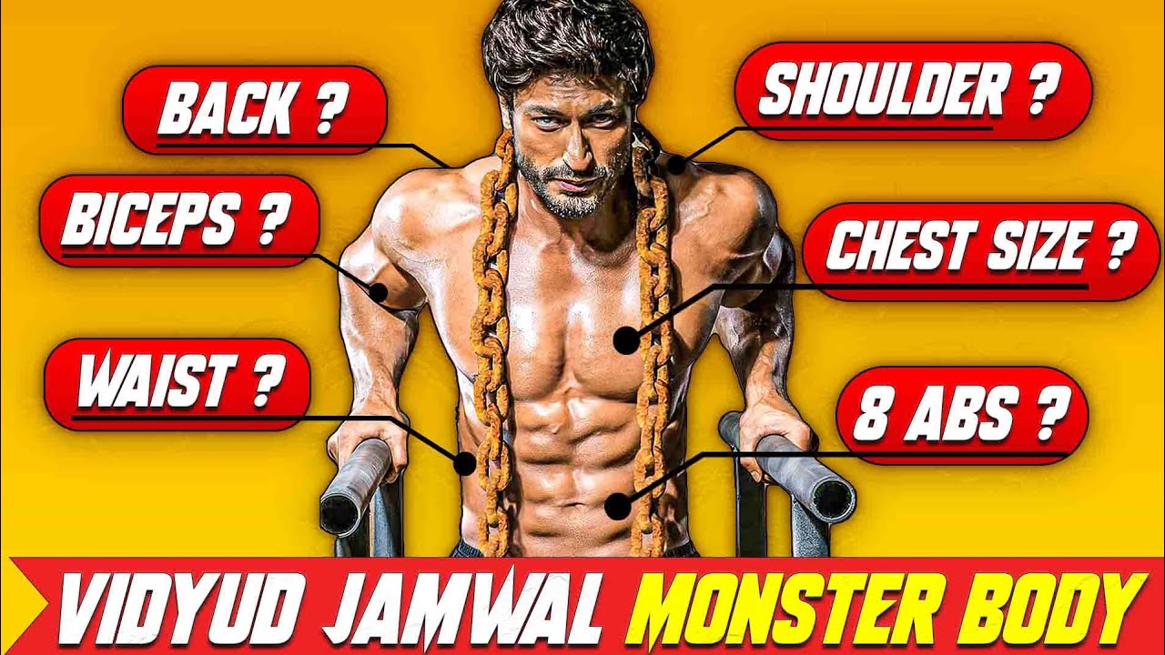 Everything About Vidyut Jamwal Body | Vidyut Jamwal Workout | Height ...