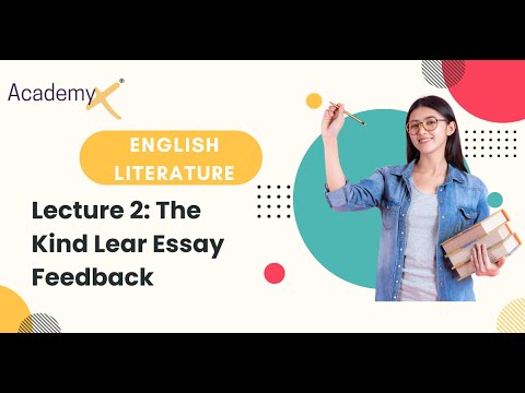Lecture 2 King Lear Essay Feedback: English Literature(IGCSE, O level ...