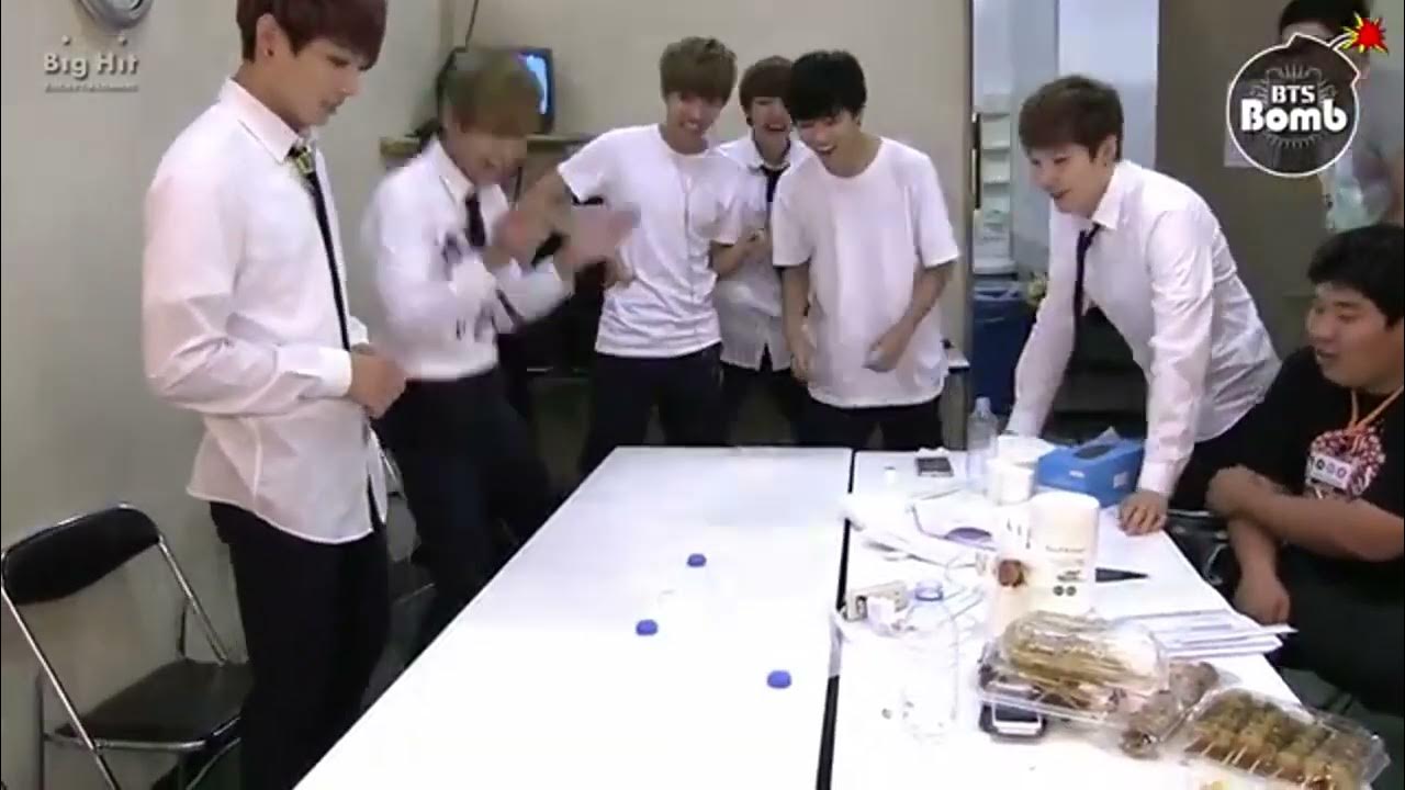 Bangtan Bomb n°142 - BTS Match! (2) Frapper le bouchon de bouteille (vostfr) [18/09/14] - YouTube