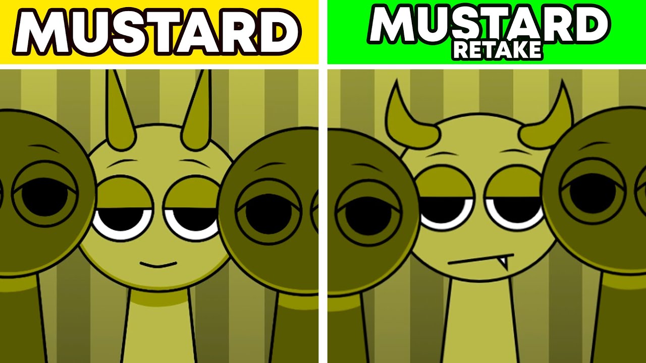 Incredibox Sprunki Mustard VS Sprunki Mustard Retake - YouTube