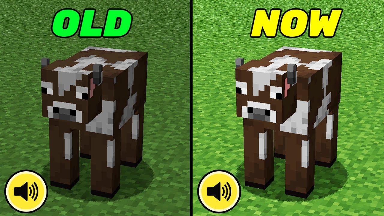 old vs now sounds minecraft - YouTube