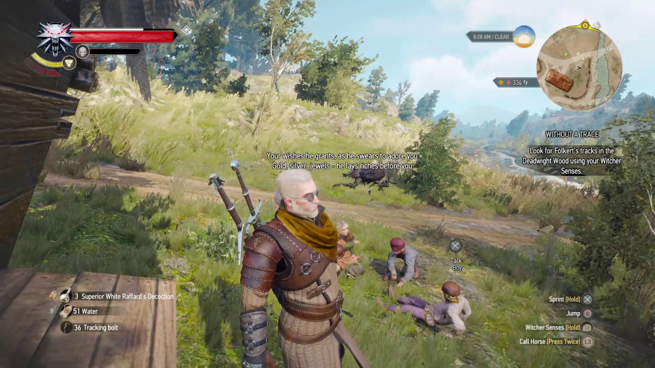 The Witcher 3: kids singing romantic song - YouTube