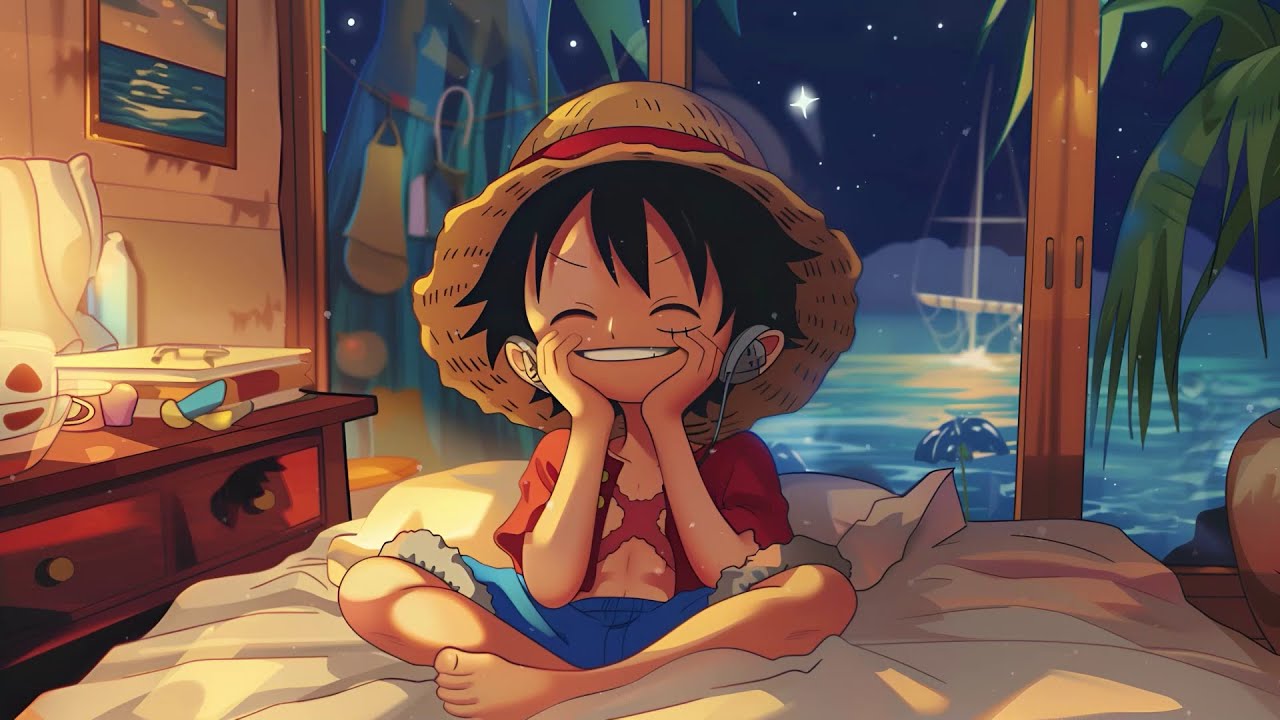 lofi hip hop radio 🎵 beats to sleep/chill to 💤 Luffy One Piece Lofi ...