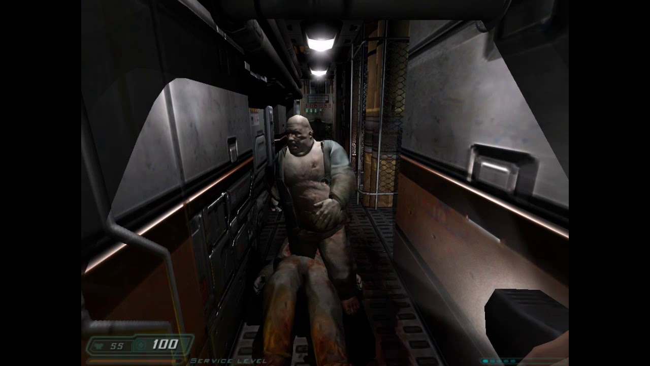 Doom 3 Scientific Base UAC Прохождение #1 Treatment recycling and ...