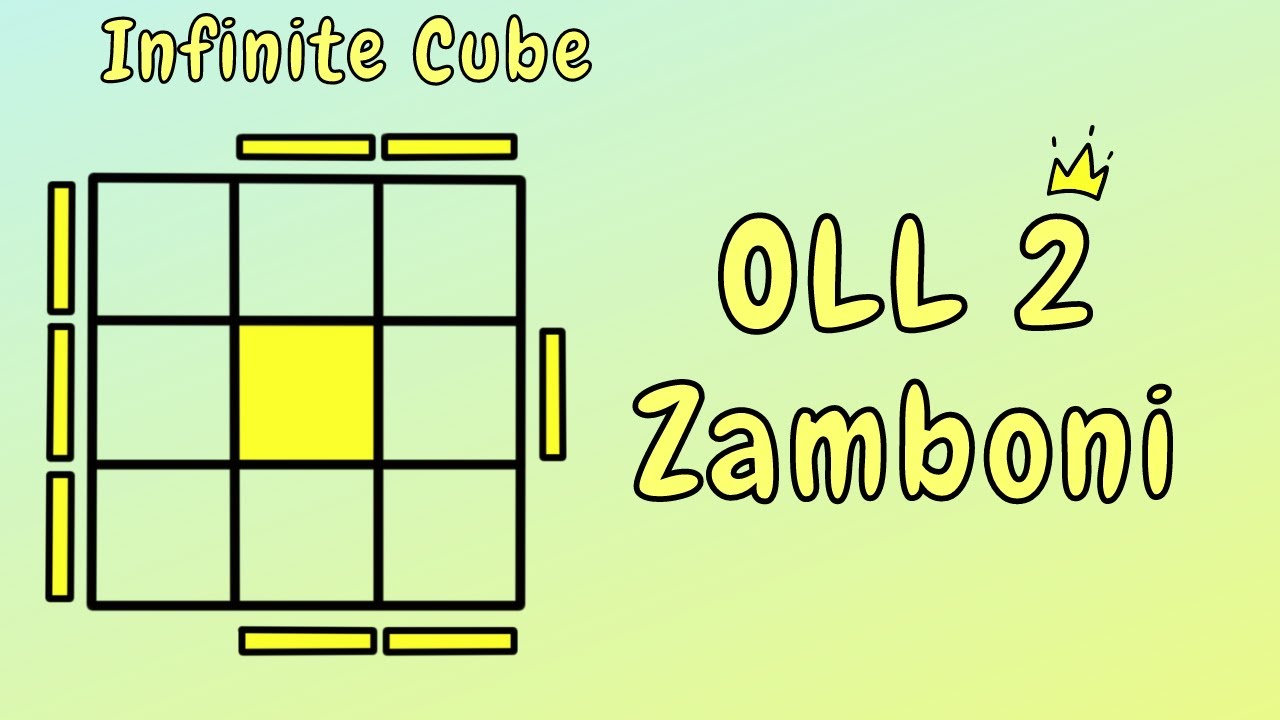 Orientation of Last Layer ‖ OLL 2 - Zamboni - YouTube