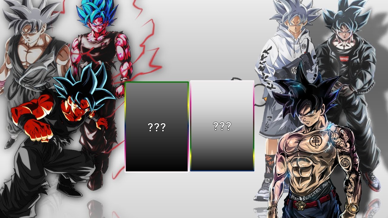 Drip Goku Vs Composite Goku Power Level - YouTube