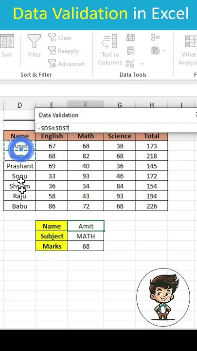 💥Advance Data Validation in Excel #microsoftexcel - YouTube
