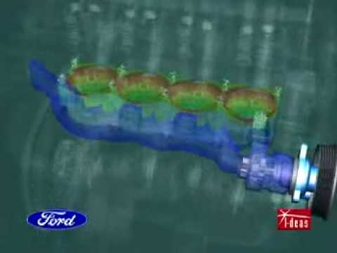 Ford engine assembly - YouTube