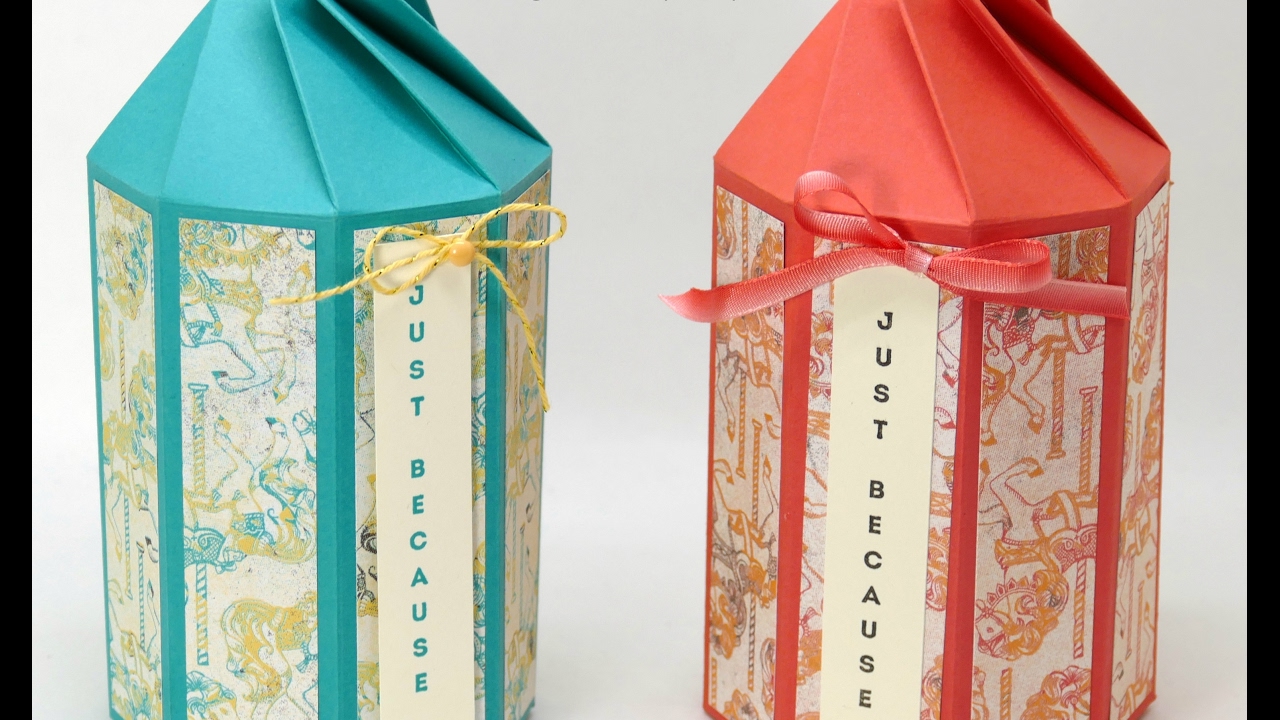 Twist & Close Octagonal Box Tutorial - YouTube