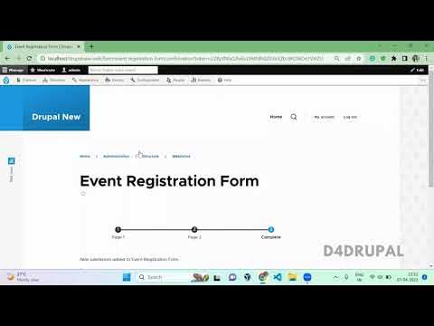 Create Multistep form with webform module Drupal 10 | D4Drupal - YouTube